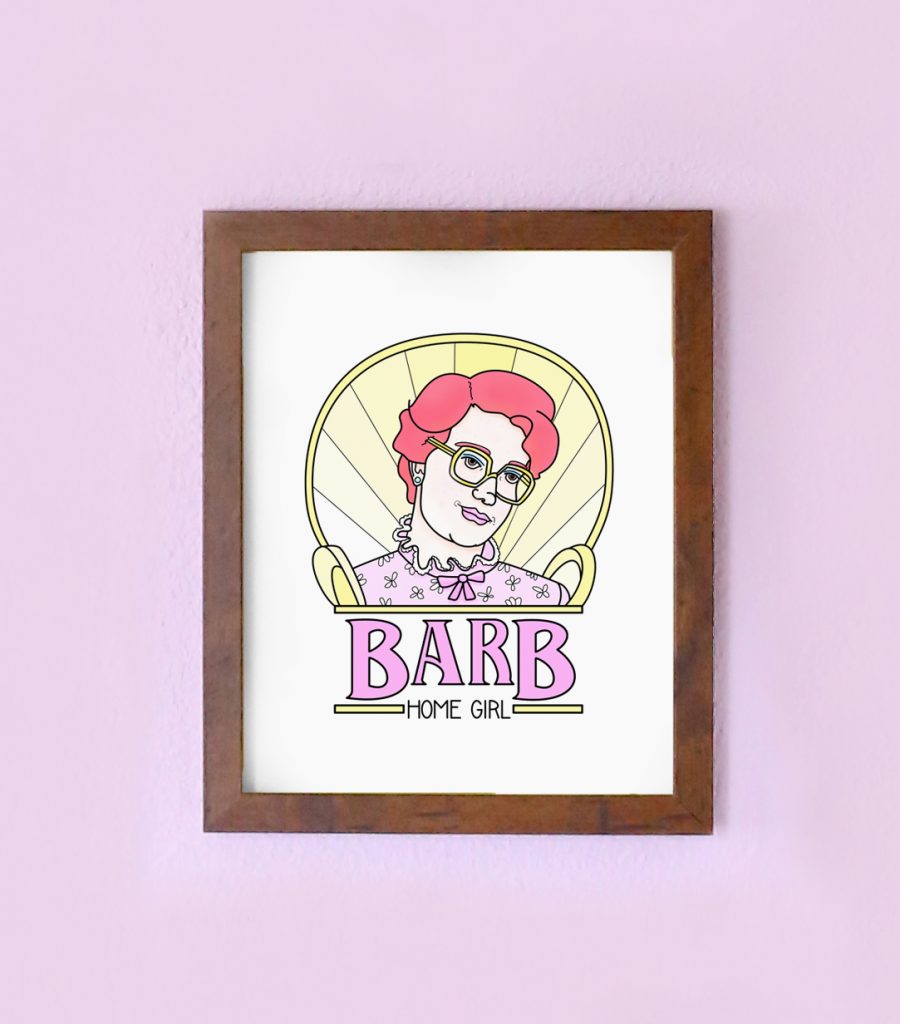 New Barb Stranger Things Print in the Shop! - The Paper Mama